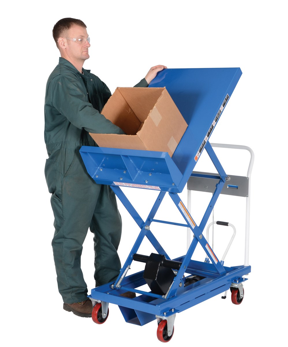Steel Lift and Tilt Cart with Sequence Select 24 In. x 36 In. 600 Lb ...
